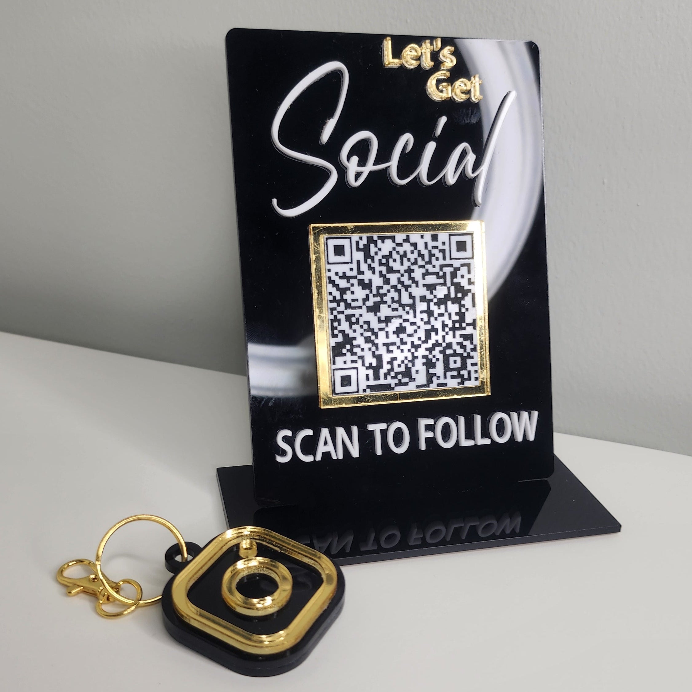 Single Qr Code Sign – The Brand Folio