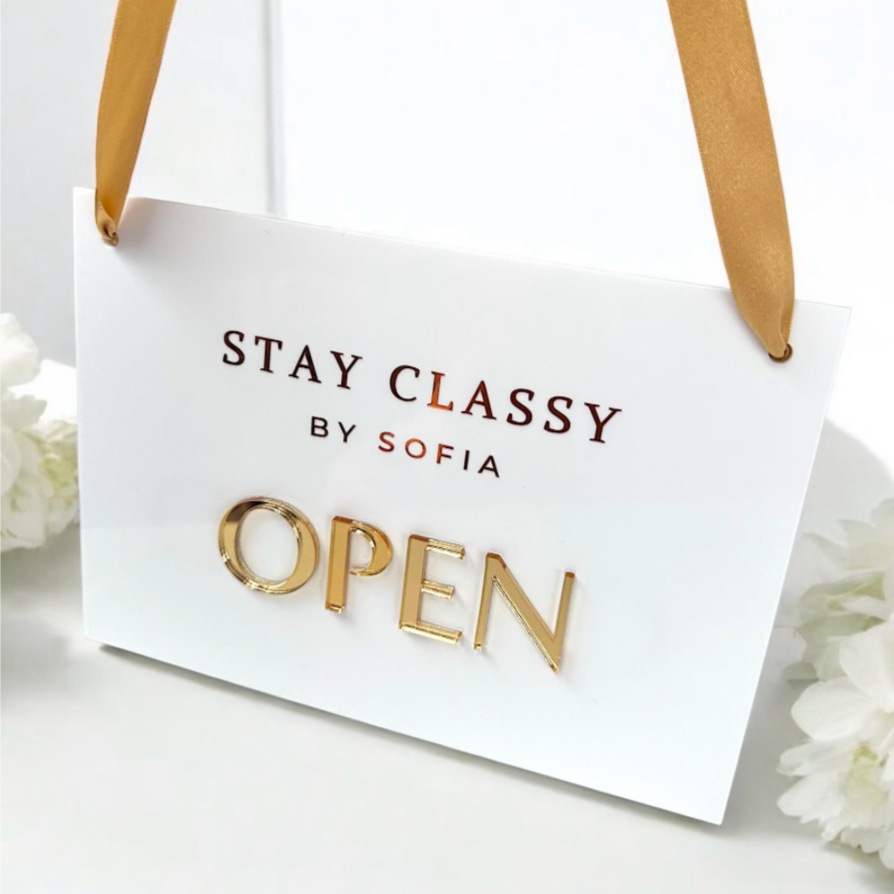 Open-Closed Door Sign – The Brand Folio